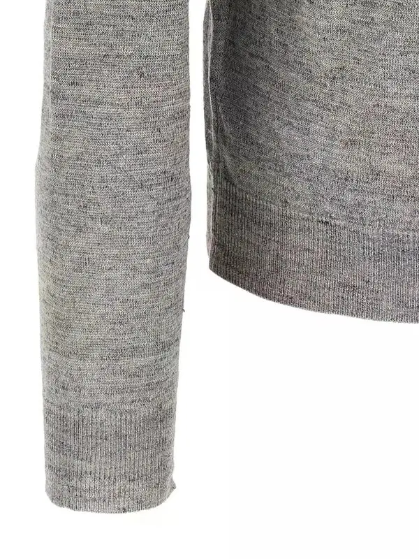 RIVIERA Melange Effect V-neck Cardigan
