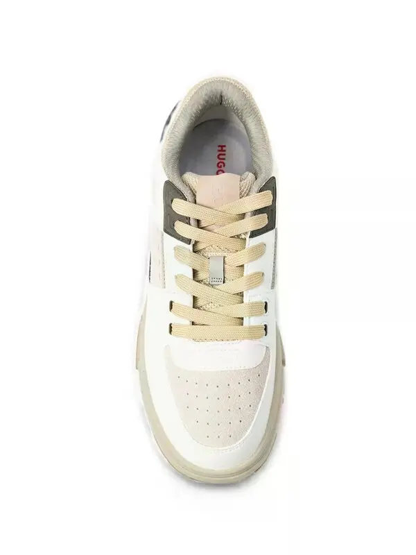 Hugo Panelled Low-top Sneakers