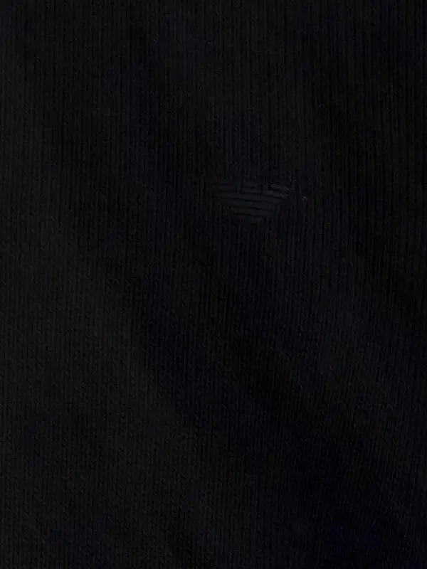 Emporio Armani Logo-embroidered Crew Neck Sweater