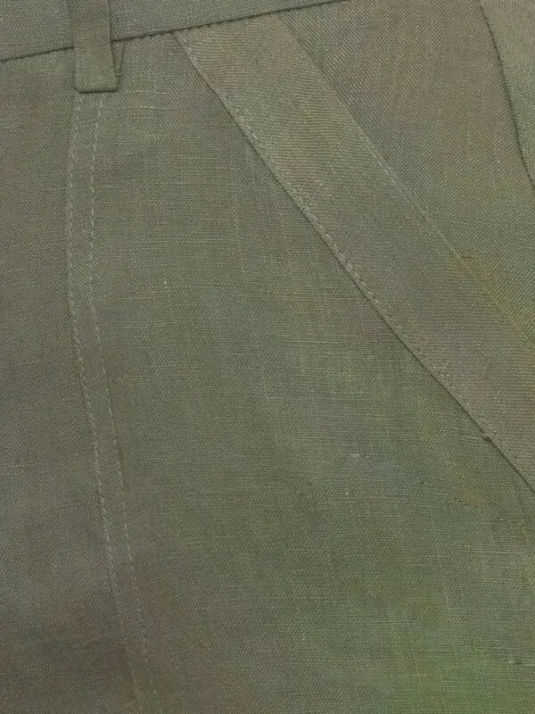 EMME Linen Tailored Bermuda Shorts