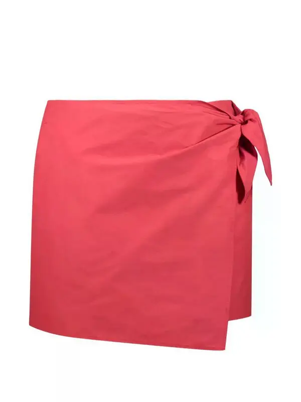 Red Valentino Wrap-style Side-tie Mini Skort