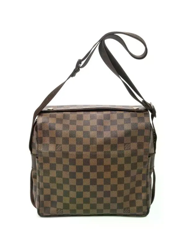 LOUIS VUITTON Naviglio Damier Ebène Shoulder Bag - Brown