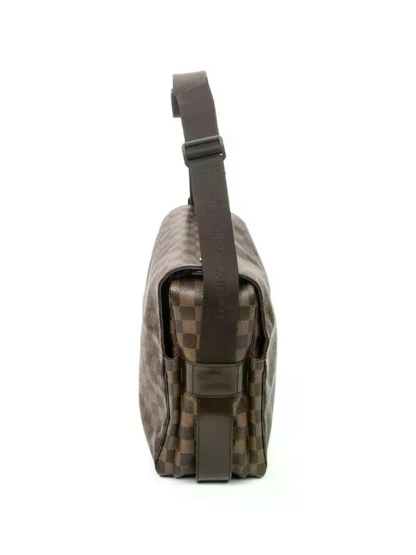 LOUIS VUITTON Naviglio Damier Ebène Shoulder Bag - Brown