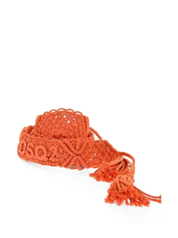 Dsquared2 Macramé Tassel Belt