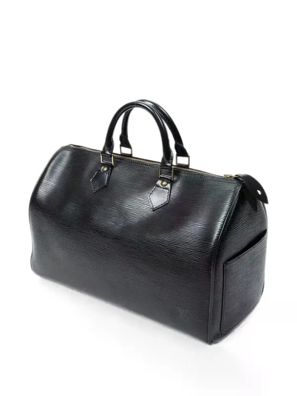 LOUIS VUITTON Epi Speedy 35 Travel Bag - Black