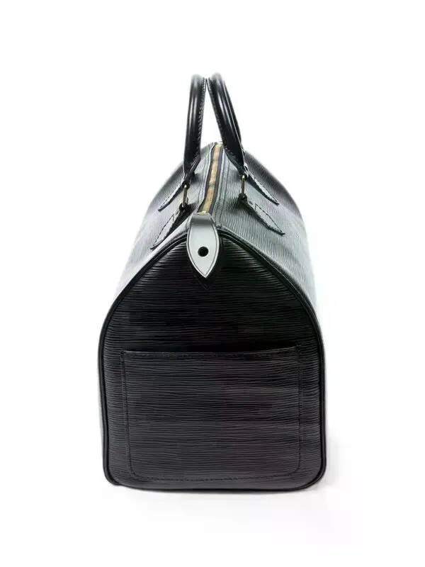 LOUIS VUITTON Epi Speedy 35 Travel Bag - Black