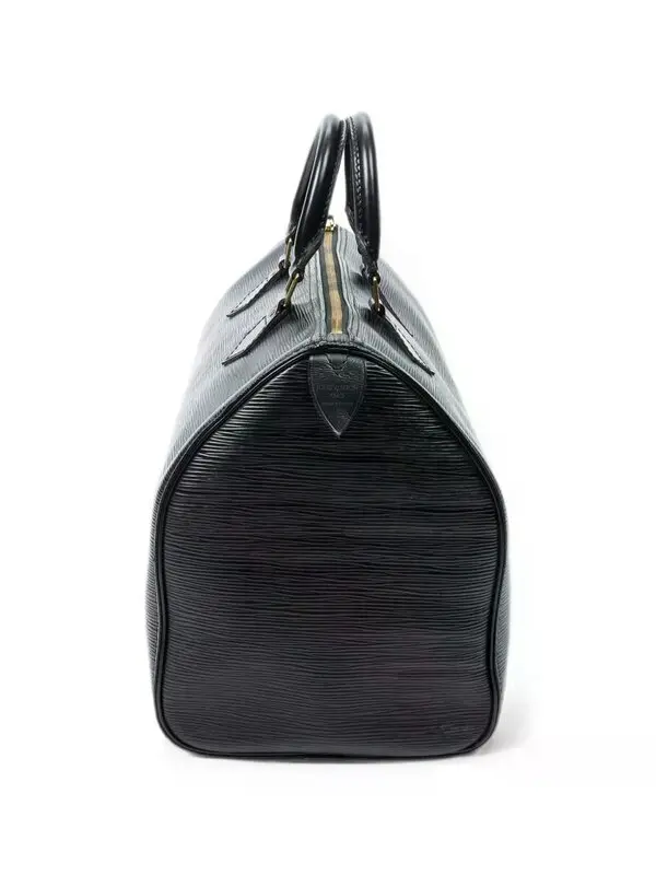 LOUIS VUITTON Epi Speedy 35 Travel Bag - Black