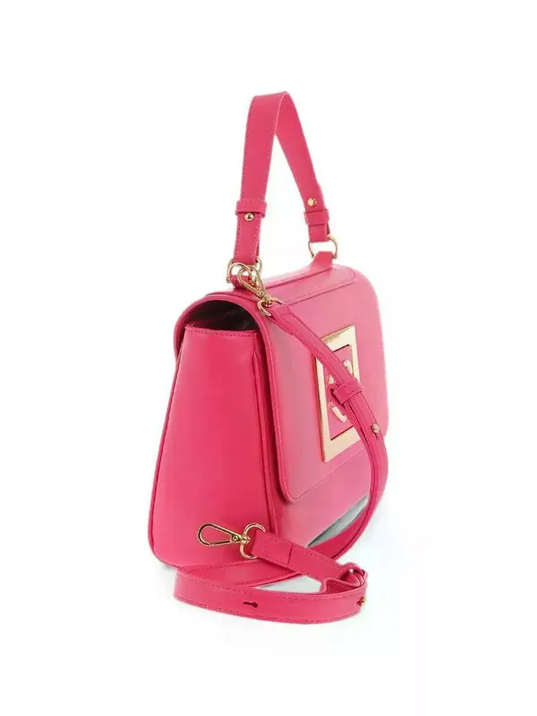 Moschino Logo Plaque Tote Bag - Pink