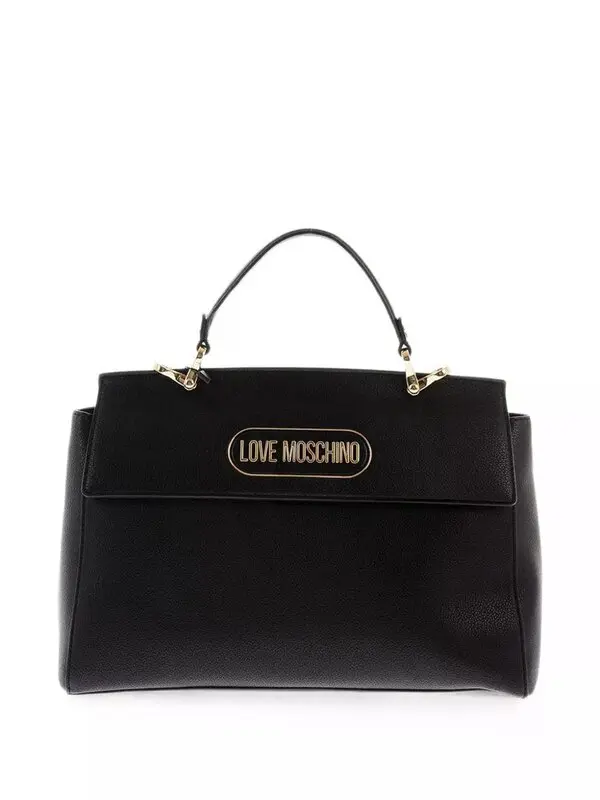 Moschino Logo-plaque Tote Bag