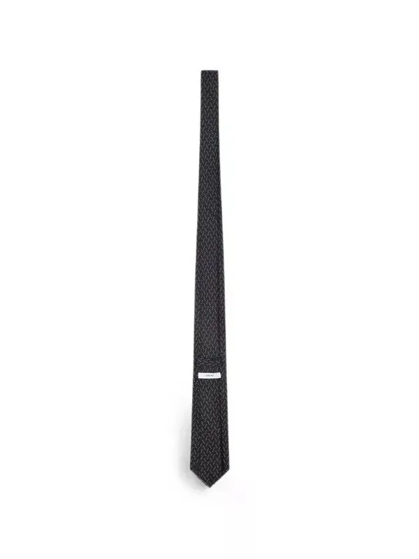 LARDINI Patterned Silk Tie