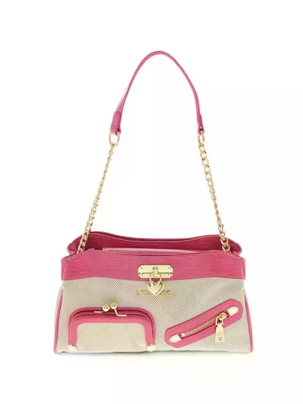 Moschino Crocodile-effect Shoulder Bag