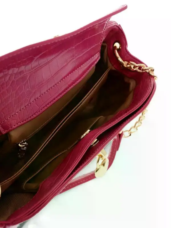 Moschino Crocodile-effect Shoulder Bag