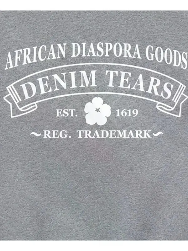DENIM TEARS Logo Print Crew Neck Sweatshirt