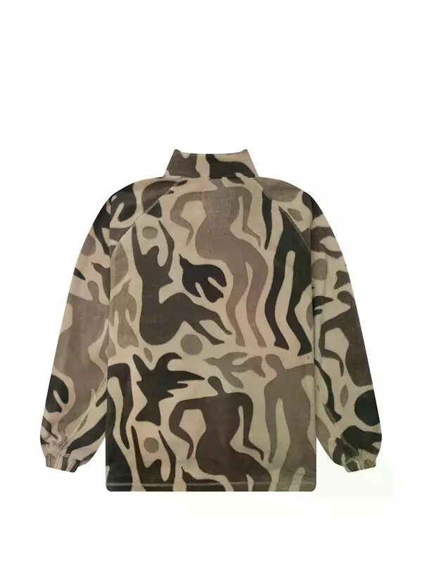 PARRA Abstract Print Fleece Jacket