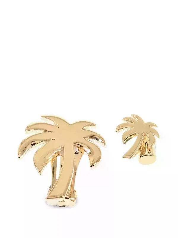 Palm Angels Palm Tree Clip-on Earrings - Gold