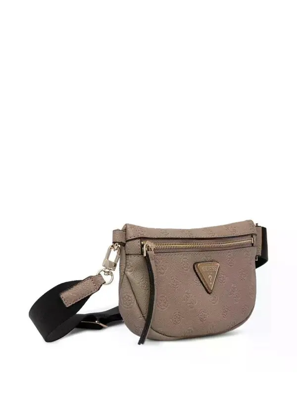 Guess Devon Logo-debossed Belt Bag - Brown