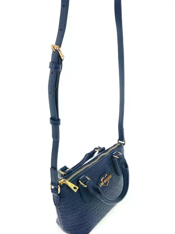 Moschino Valentina Heart-embossed Tote Bag