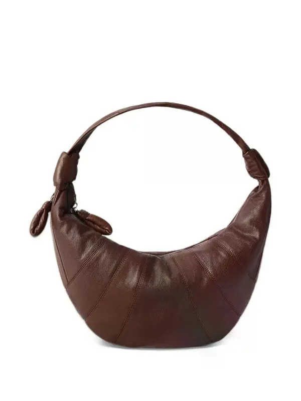 LEMAIRE Fortune Croissant Bag In Goat Leather - Brown