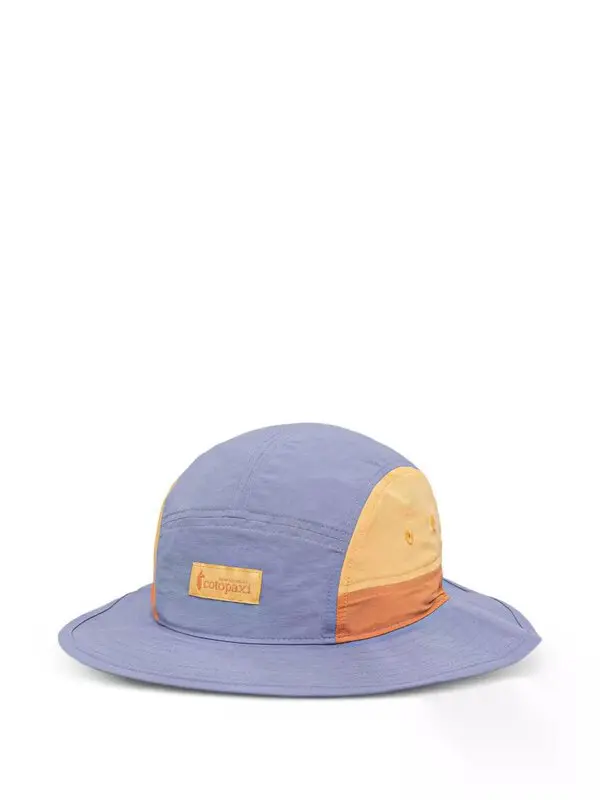 COTOPAXI Logo Patch Panelled Bucket Hat - Blue