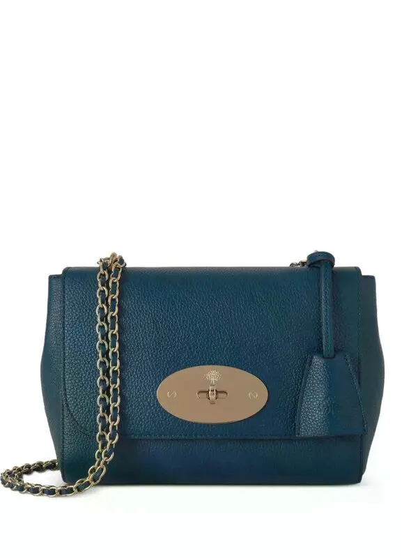 Mulberry Small Lily Grained Shoulder Bag - Blue