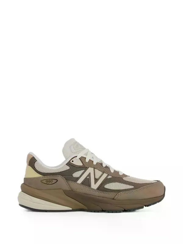 NEW BALANCE 990v6 Panelled Sneakers - Brown