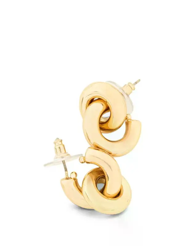 Dkny Interlocking Hoop Earrings