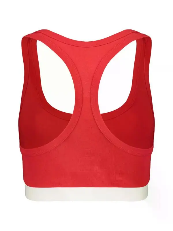 Red Valentino Racerback Cropped Top