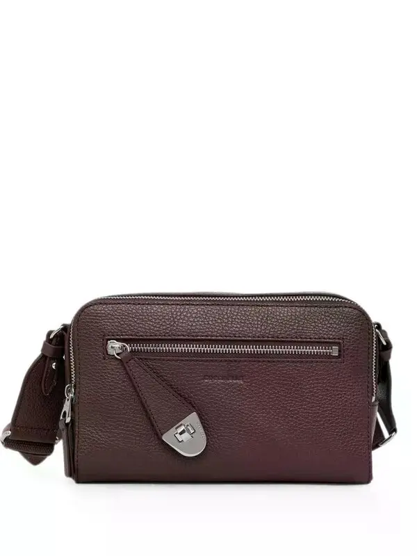 COCCINELLE Grained Leather Belt Bag - Brown