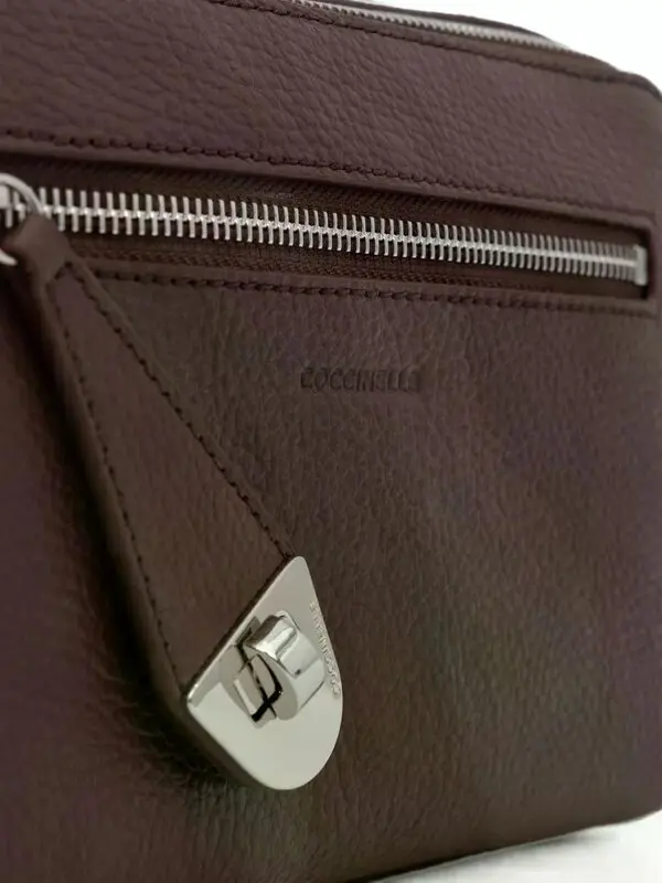 COCCINELLE Grained Leather Belt Bag