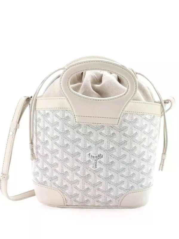Goyard Beluga Coated Canvas Mini Tote Bag - White