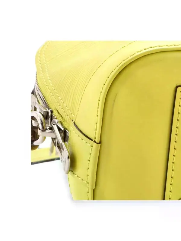 LOUIS VUITTON Alma Handbag Epi Leather Satchel - Yellow