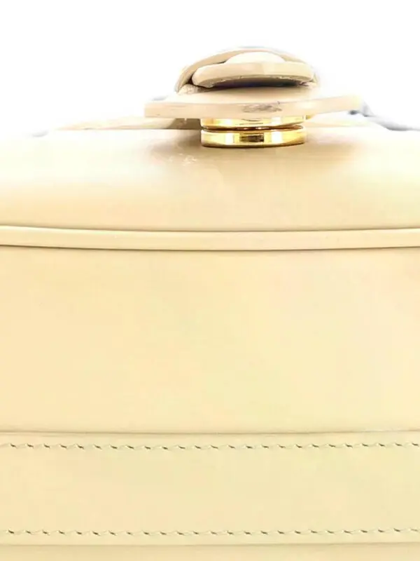 Dior Bobby Flap Leather Large Crossbody Bag - Neutrals