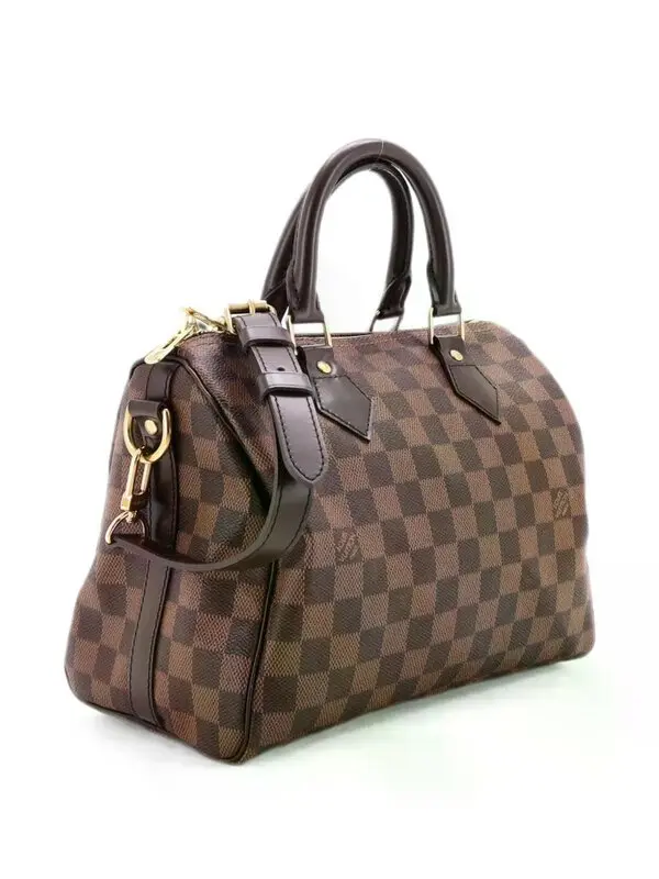 LOUIS VUITTON Speedy Bandouliere Bag Damier 25 Satchel - Brown