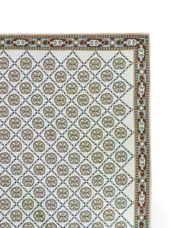 Tory Burch Double T Logo-print Scarf