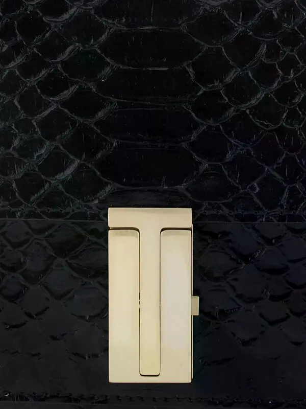 TOM FORD Twist Shoulder Bag - Black