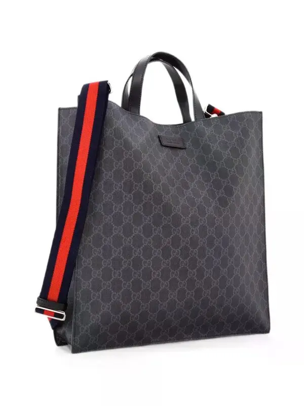 Gucci Soft Open Gg Coated Canvas Tall Tote Bag