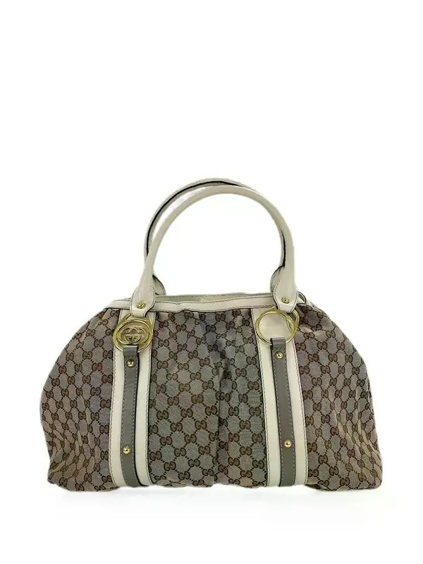 Gucci 2000s Interlocking G Tote Bag - Brown