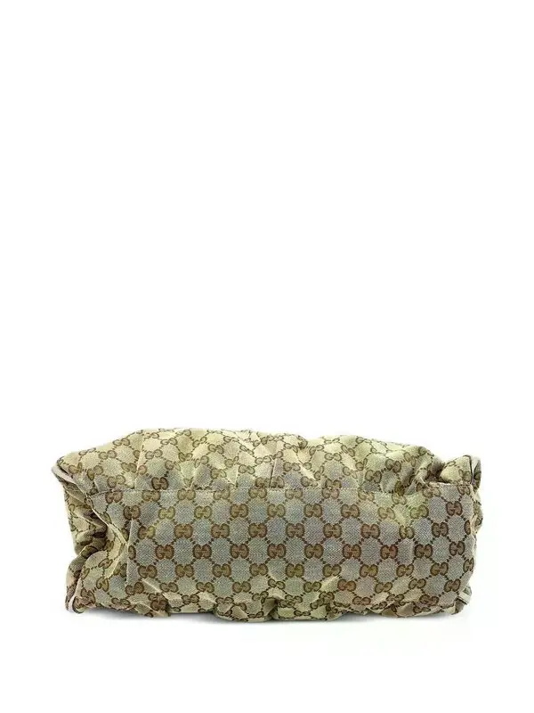 Gucci 2000s Gg Canvas D-ring Shoulder Bag - Neutrals