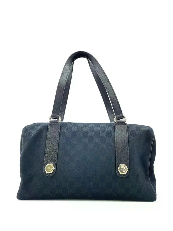 Gucci Gg Supreme Shoulder Bag - Black