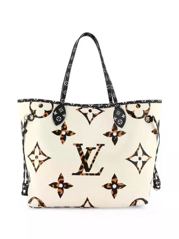 LOUIS VUITTON Limited Edition Jungle Monogram Giant Mm Tote Bag - Neutrals
