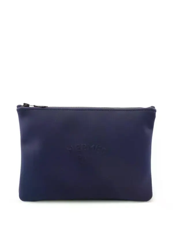 Hermès 2010s Neoban Mm Pouch - Blue