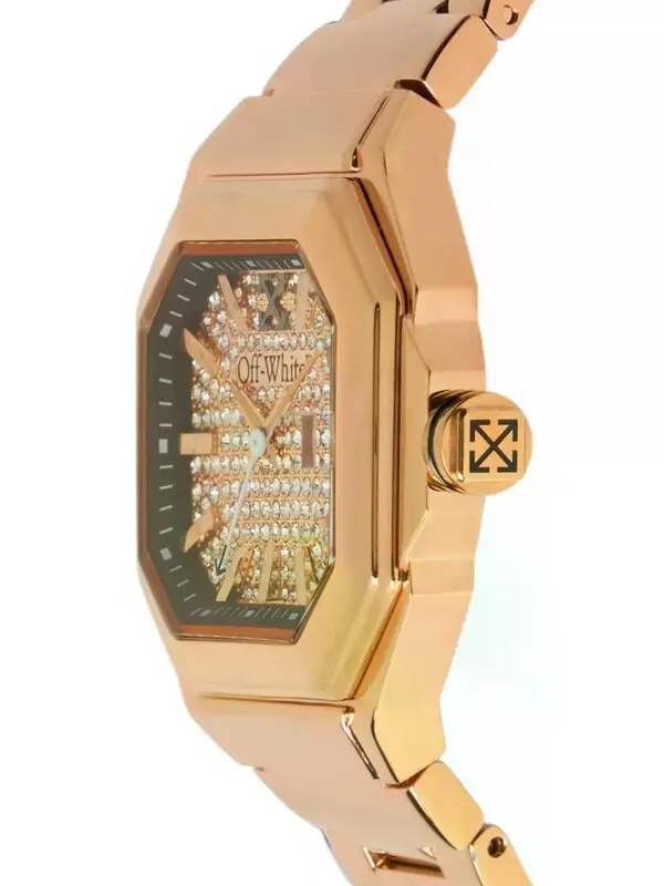Off-White Shift Pavé 40mm Watch