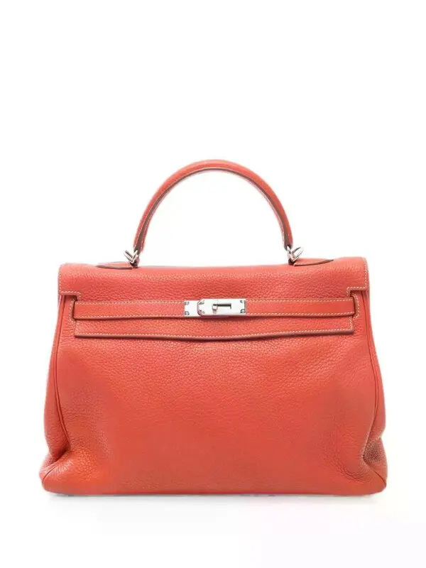 Hermès 2010 Kelly 35 Tote Bag - Orange