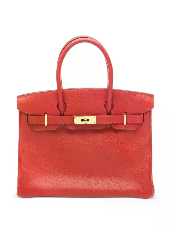 Hermès 2001 30 Birkin Handbag - Red