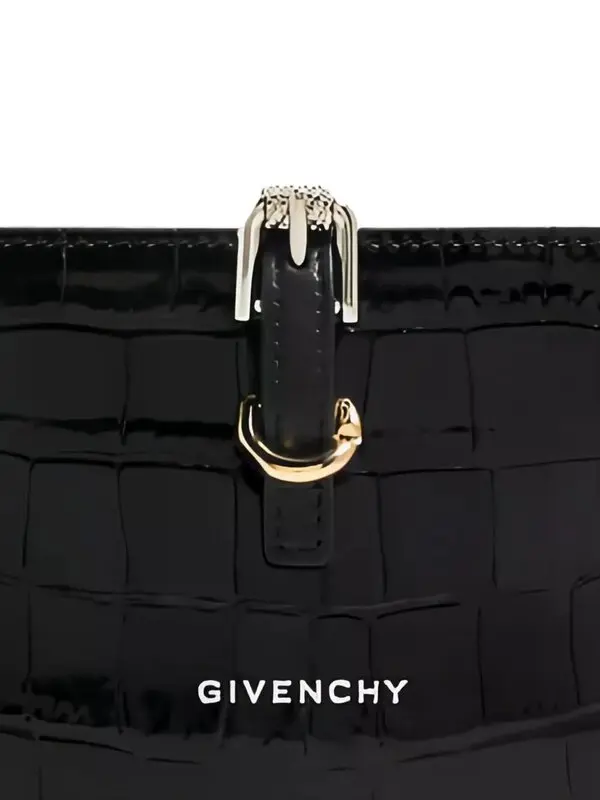 Givenchy Croc-effect Buckle-fastening Wallet