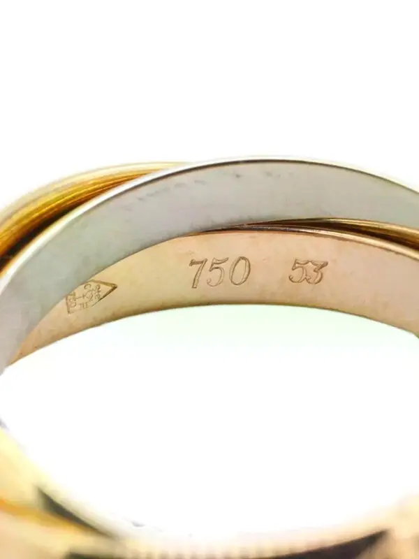 Cartier 2010s Trinity Logo-engraved Ring