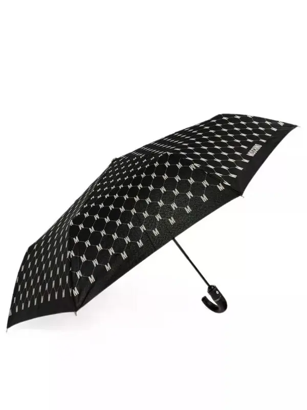 Moschino Monogram Folding Umbrella