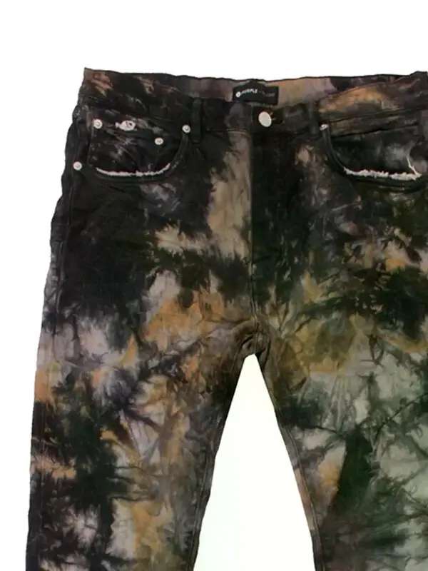 PURPLE BRAND P001 Tie-dye Jeans - Black