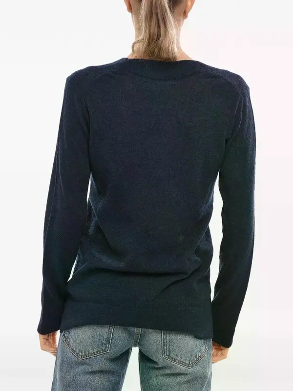 Malo Crew Neck Long Sleeve Sweater - Blue