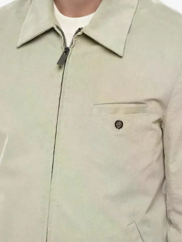 PAOLO PECORA Ribbed Velour Jacket
